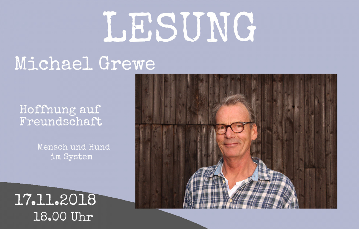Lesung! Michael Grewe: Hoffnung auf Freundschaft – Buchhandlung Funk
